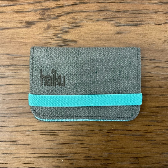 Haiku | Bags | Euc Haiku Minimalist Wallet With Rfid Shield | Poshmark